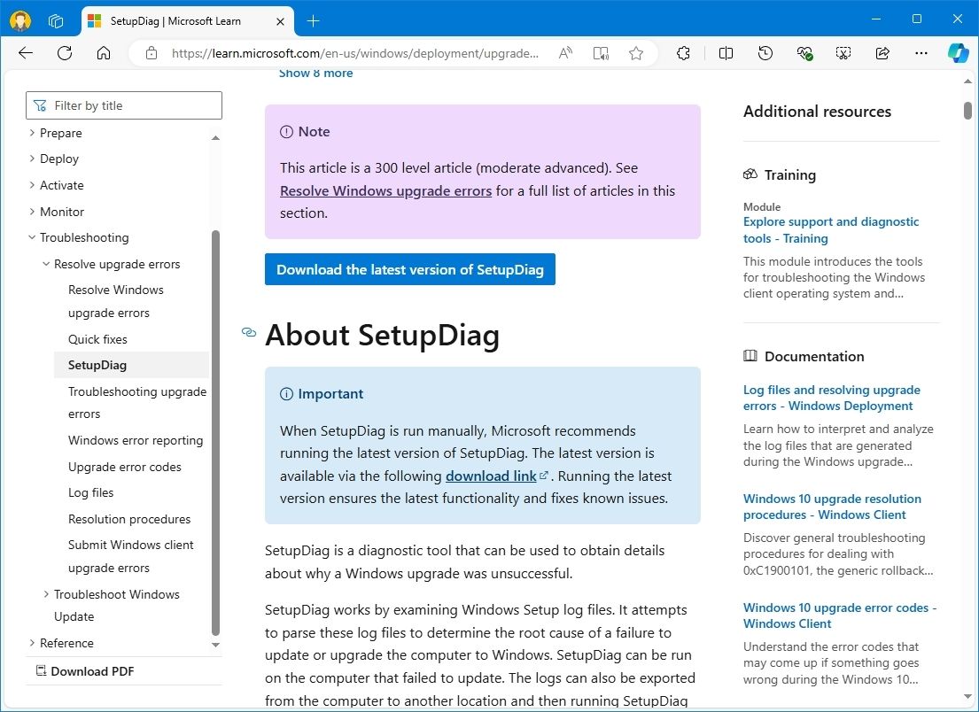 How to use SetupDiag to determine upgrade problems on Windows 10 | Windows Central