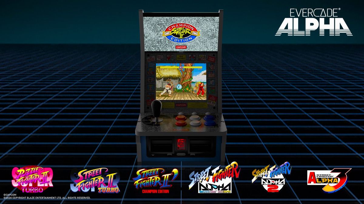 The Evercade Alpha is a compact arcade machine that uses cartridges and ...