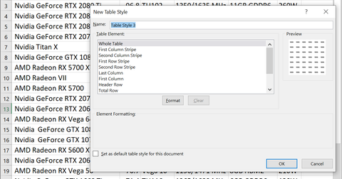 How to Shade Every Other Row in Excel / Google Sheets | Tom's Hardware