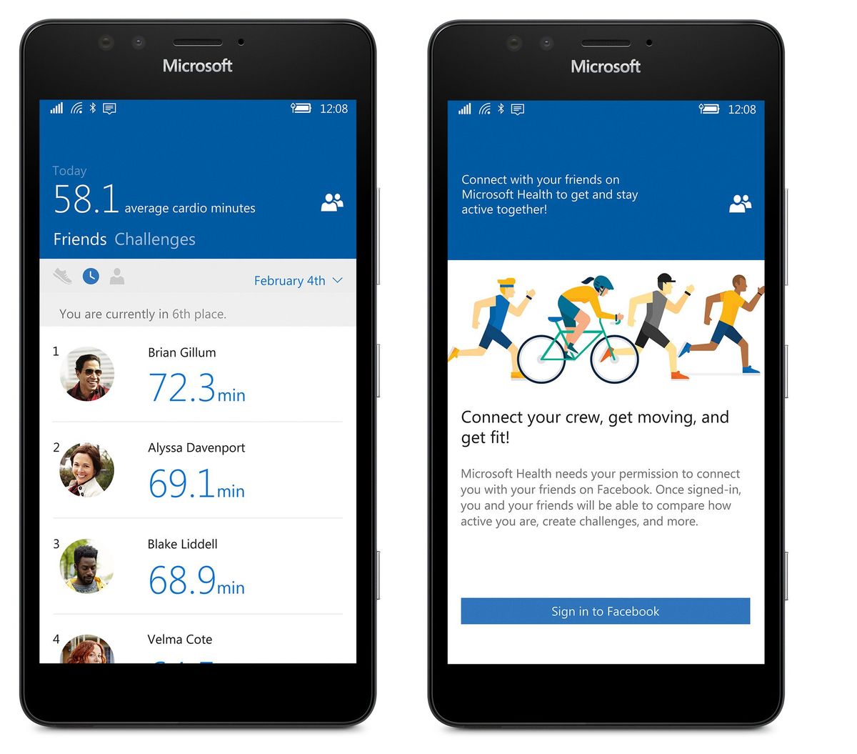 Microsoft introduces Social Challenges and Leaderboards for the Band ...