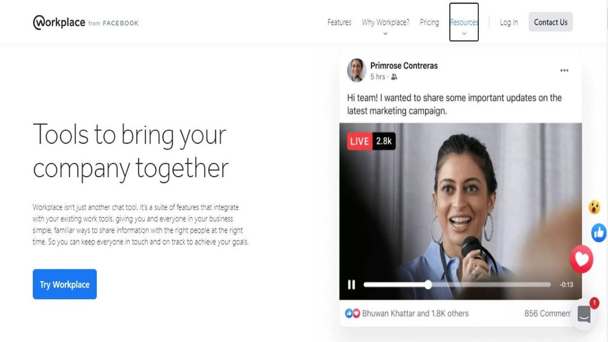 Workplace from Facebook review | TechRadar
