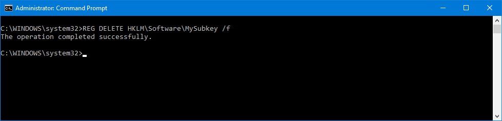 How to edit the Registry using Command Prompt on Windows 10 | Windows ...