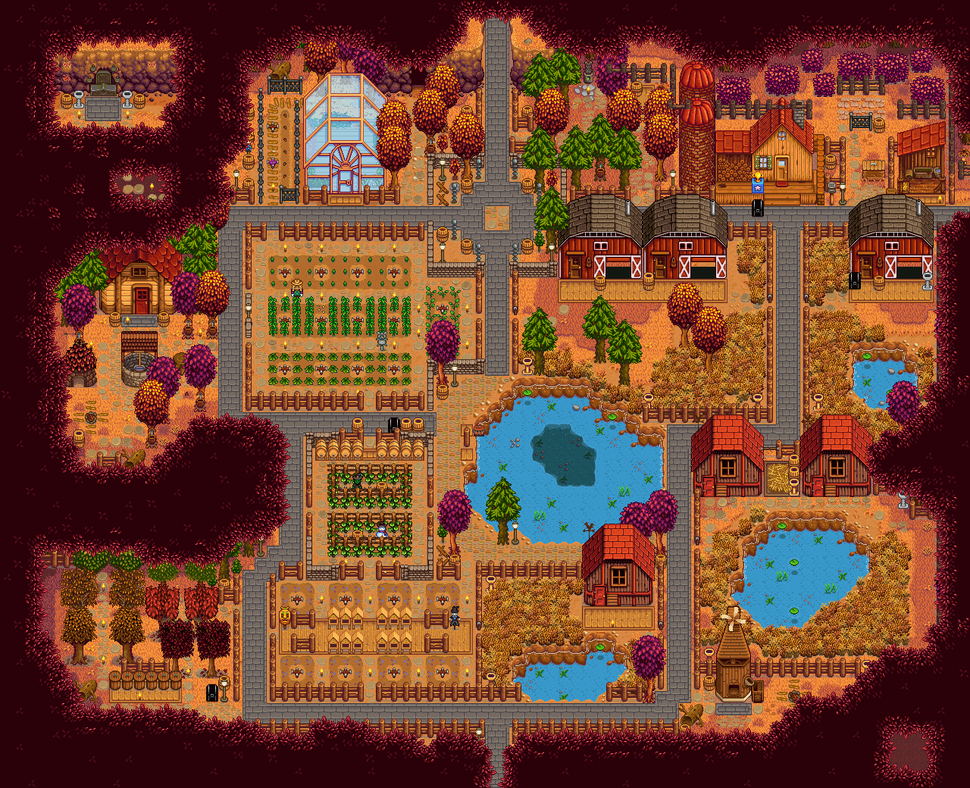 Let's all de-stress for a minute by looking at beautiful Stardew Valley ...