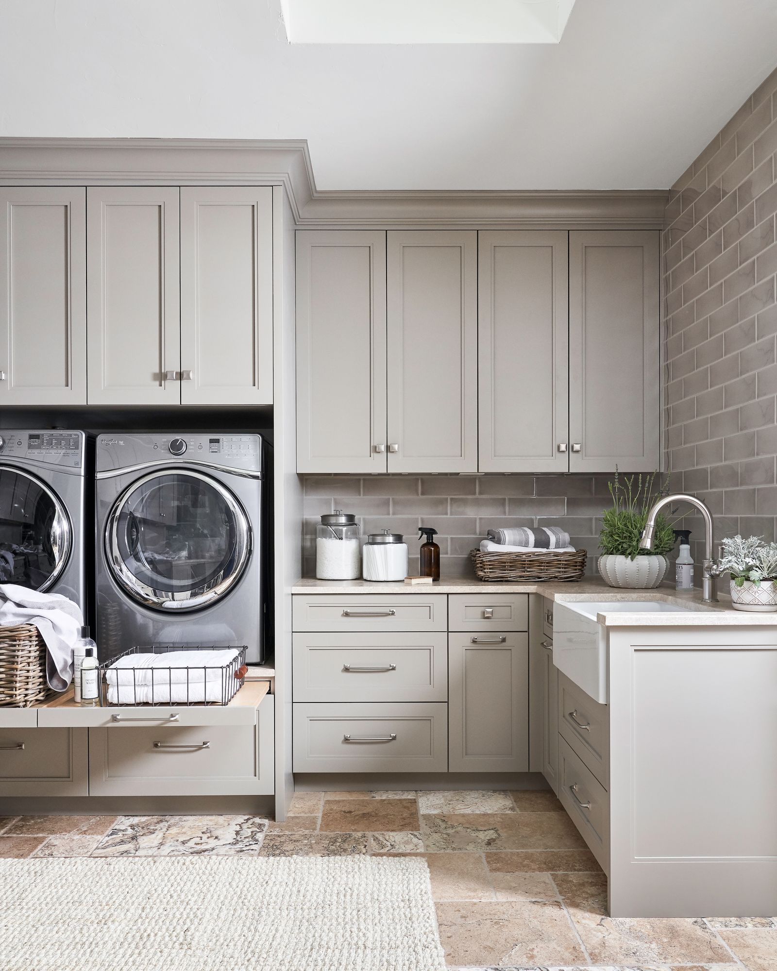 10 hidden laundry cabinet ideas that hide away the clutter