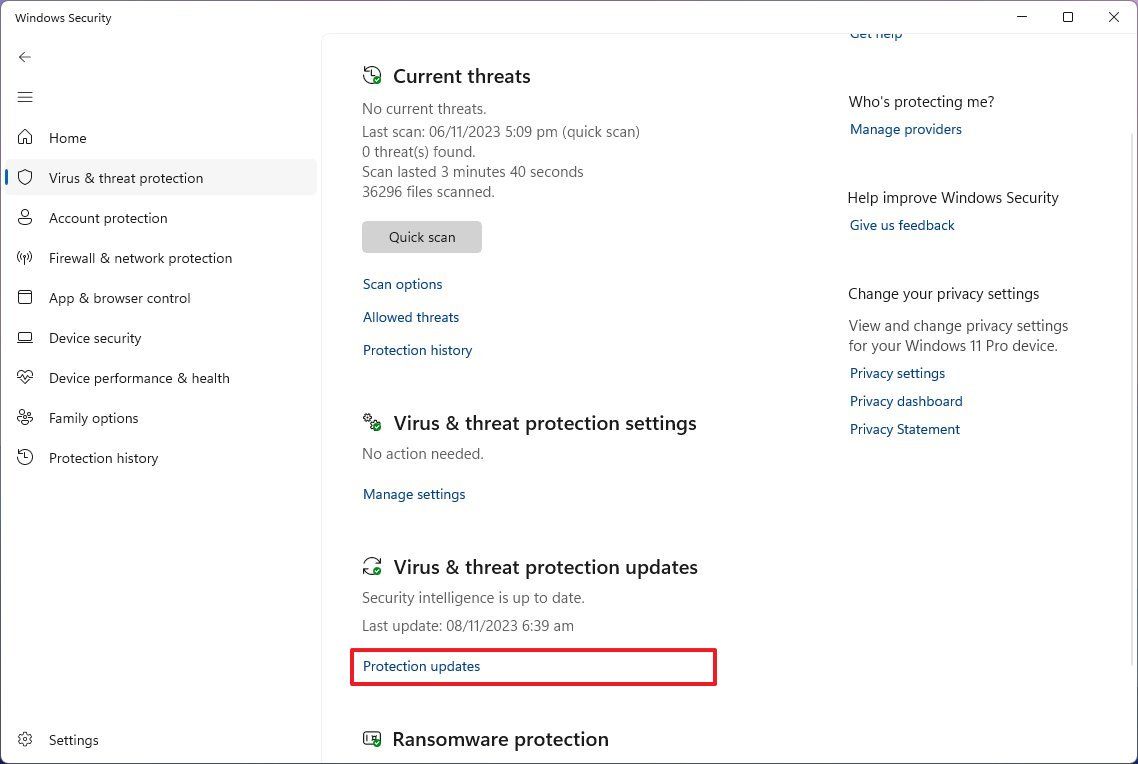 How to get started with Microsoft Defender Antivirus on Windows 11 ...