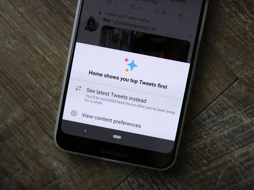How to switch between Top and Latest Tweets on Twitter for Android ...