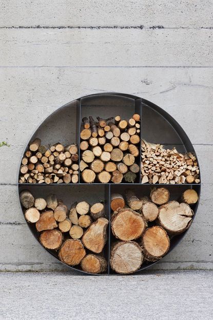 Store and Season your Firewood Stylishly