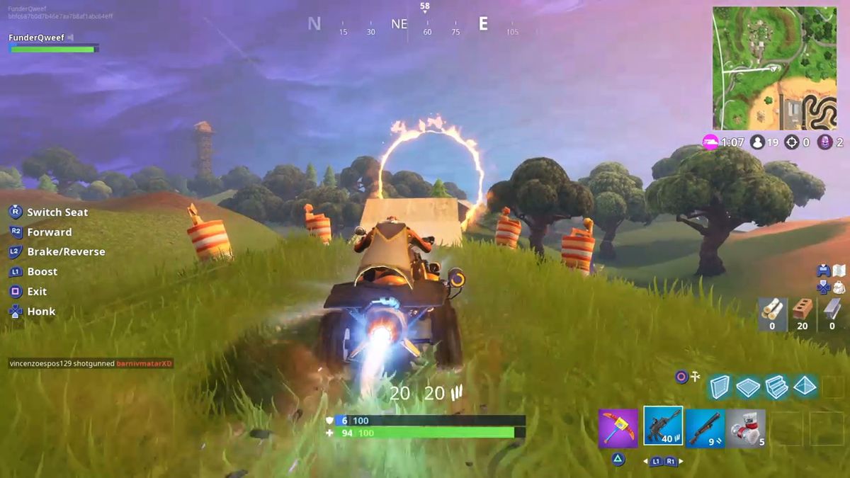 Fortnite Flaming Hoops - all the locations to jump through flaming ...