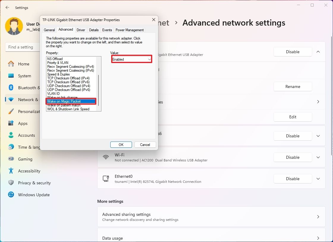Set up Wake on LAN on Windows 11 | Windows Central
