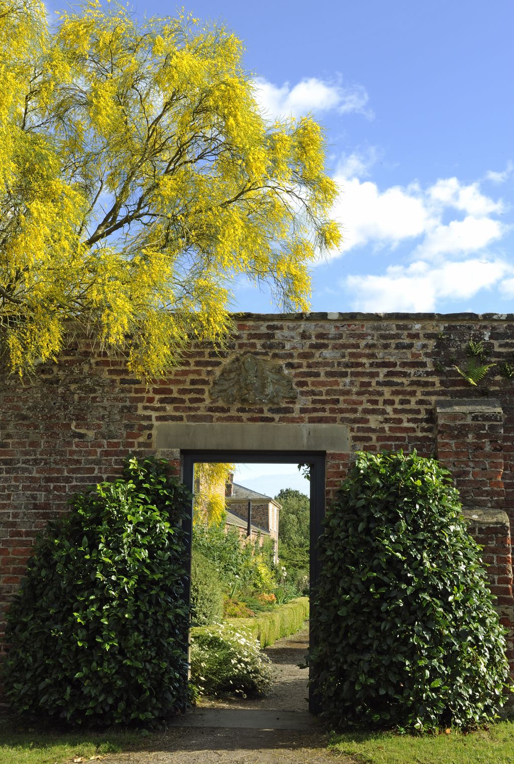 The garden of the Yorkshire Manor house which inspired Jane Eyre’s ...