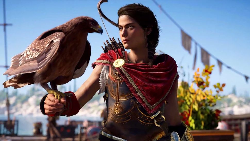 Assassin's Creed Odyssey's Kassandra talks fighting, representation ...