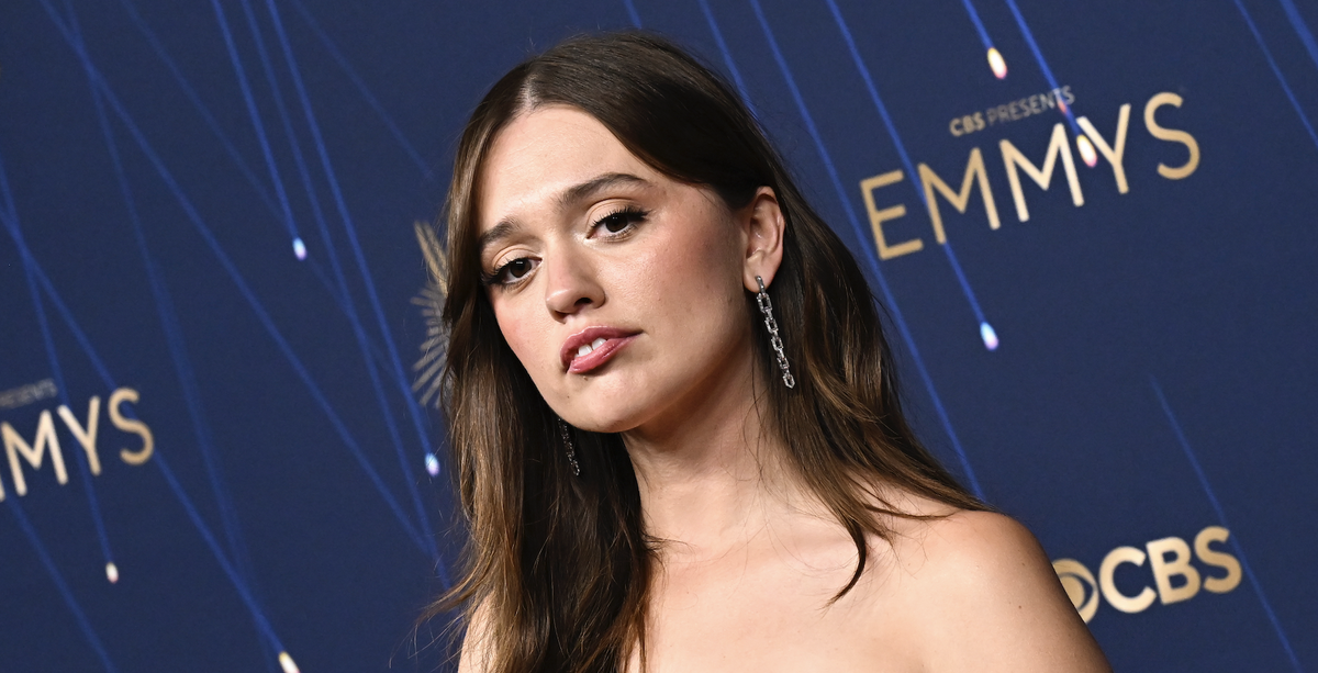 Aimee Lou Wood Wears a Faux Bra Gown on the Emmys Red Carpet | Marie Claire