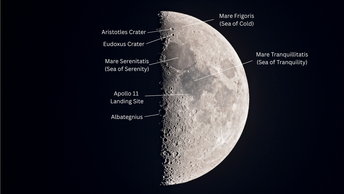 Don't miss the half-lit first quarter moon rise tonight — Here's what ...