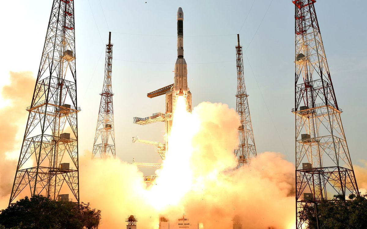 In Photos: India's GSLV Rocket Launches GSAT-6A Communications ...