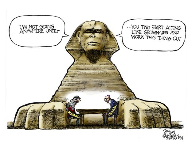 Editorial cartoon Egypt Israel Palestine | The Week
