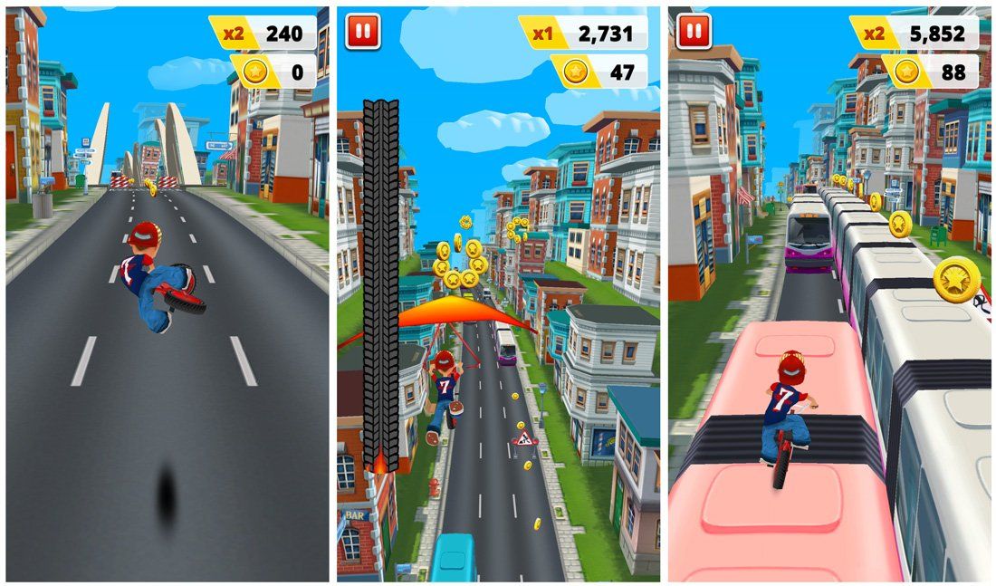 Bike Blast Run, a two-wheeled endless runner for Windows Phone ...