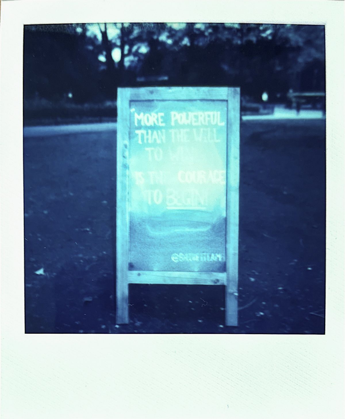 I tried the 'Reclaimed Blue' Polaroid film and it's given my instant ...