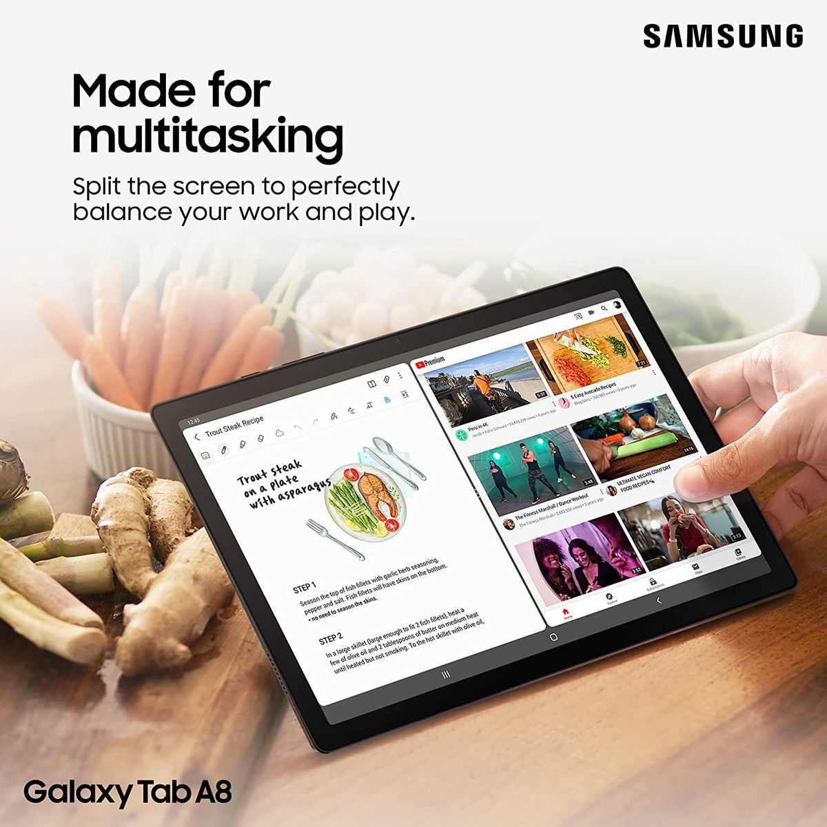 Samsung's bigger and better 10.5in Galaxy Tab A8 tablet is now ...