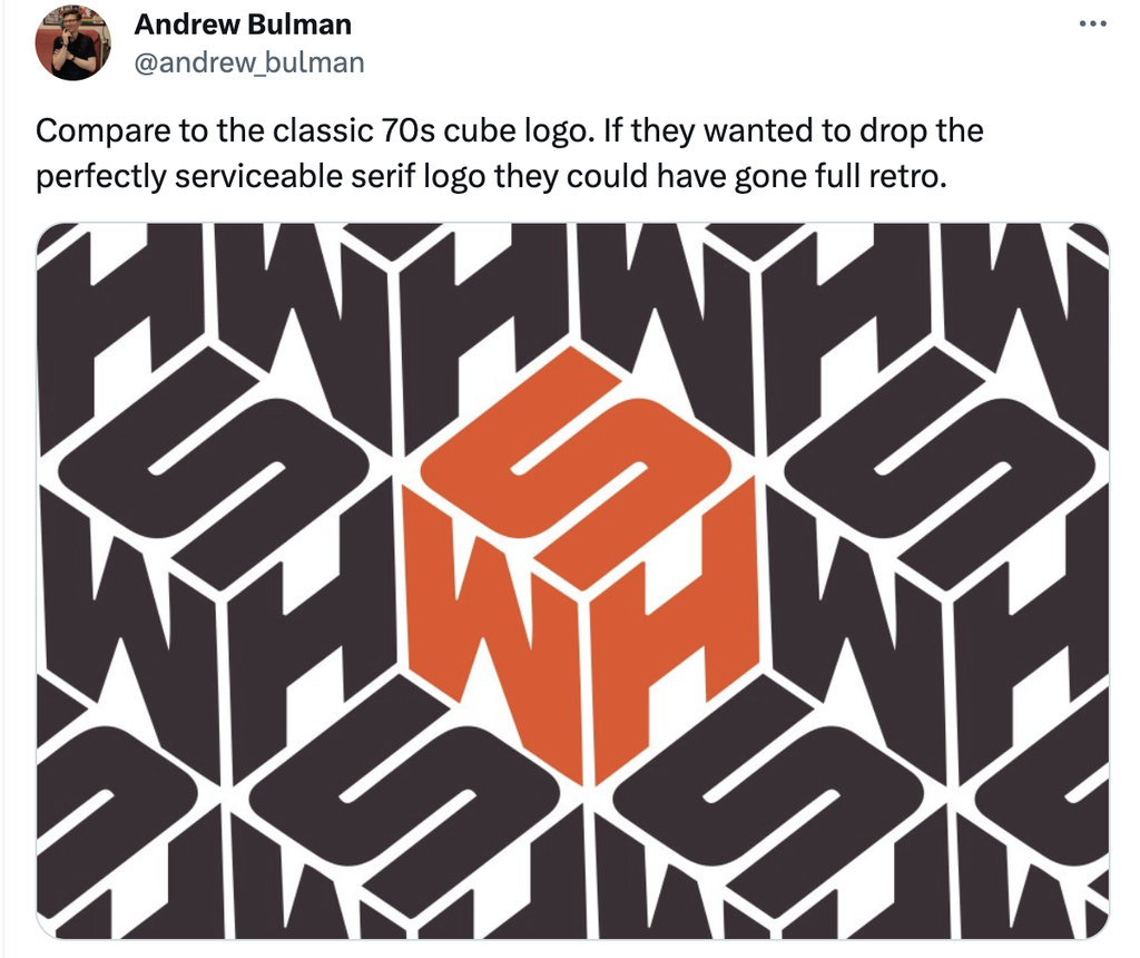 Here's what the new WHSmith logo should have looked like | Creative Bloq