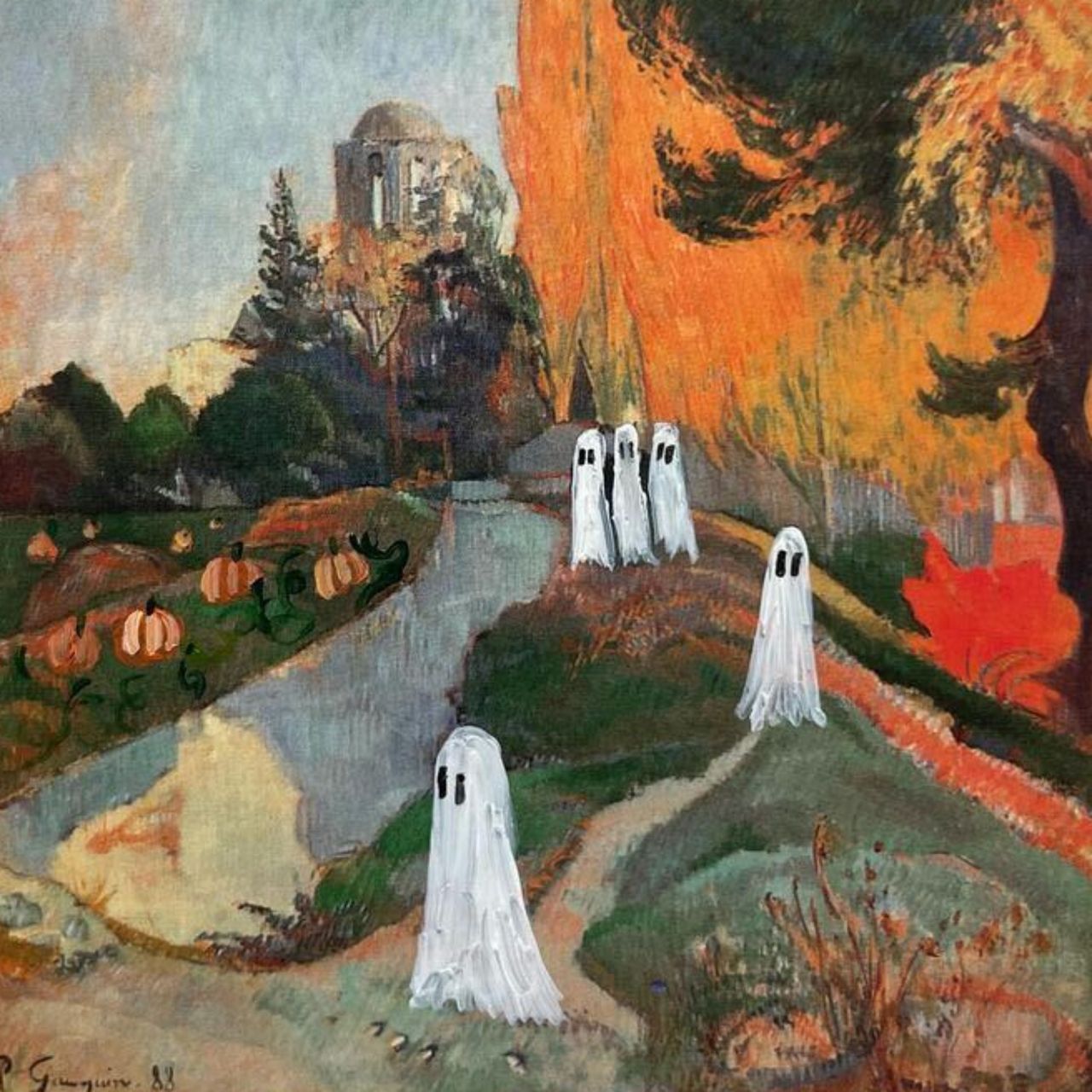 The thrifted ghost painting trend is all over my social feed | Ideal Home