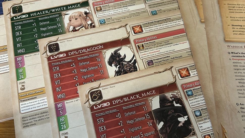 Final Fantasy XIV TTRPG Starter Set review: "A faithful, if fleeting ...