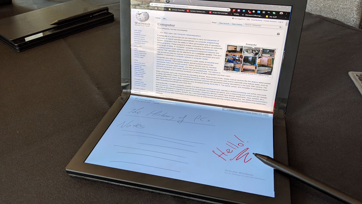 Lenovo Just Unveiled World's First Foldable PC, and I Tried It | Laptop Mag