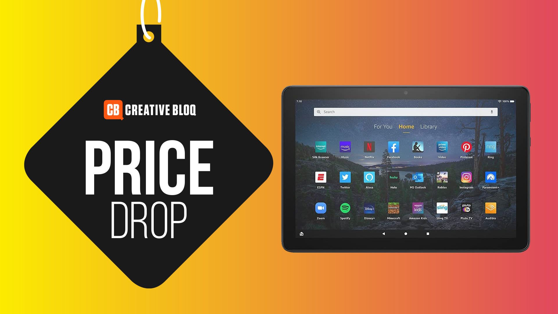 The Kindle Fire price drops by $50 in Amazon Spring Sale | Creative Bloq