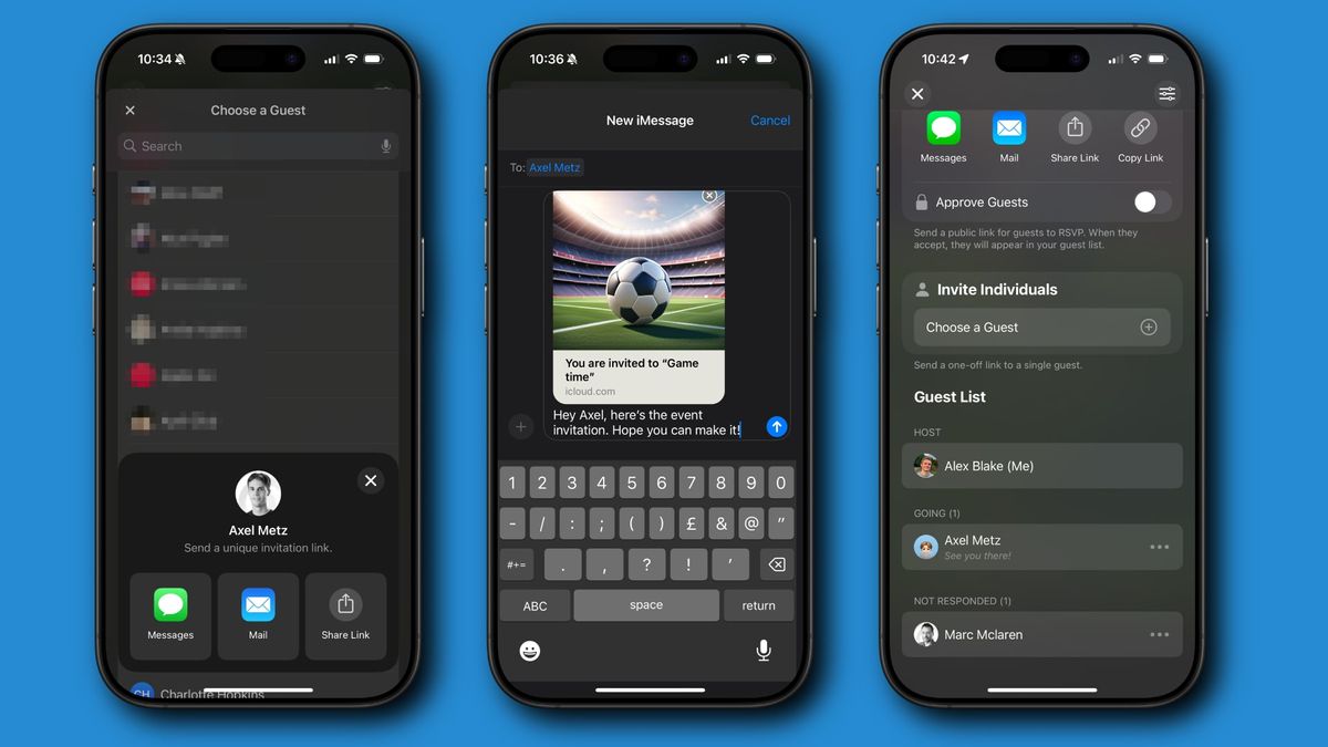 How to use Apple Invites: creating and responding to invitations on ...