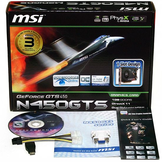 MSI N450GTS-M2D1GD5 - Single-Slot Graphics: Whose Card Is Fastest ...