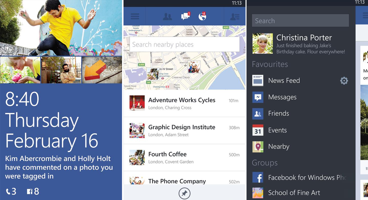 Facebook app for Windows Phone gets new Live Tiles, push notifications ...