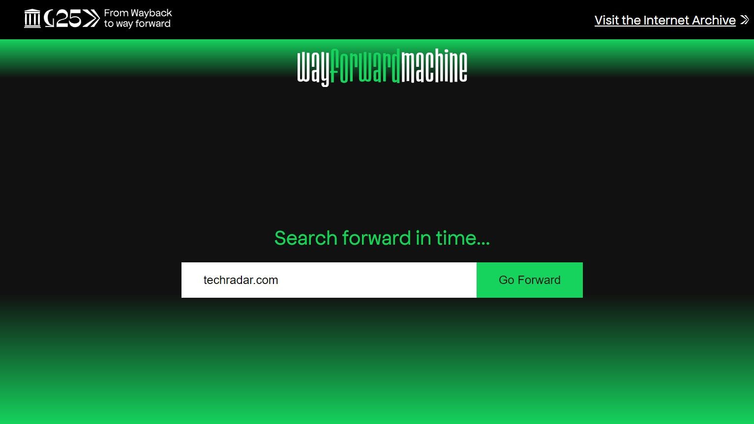 Internet Archive: Forget the Wayback Machine, there's now a Wayforward ...