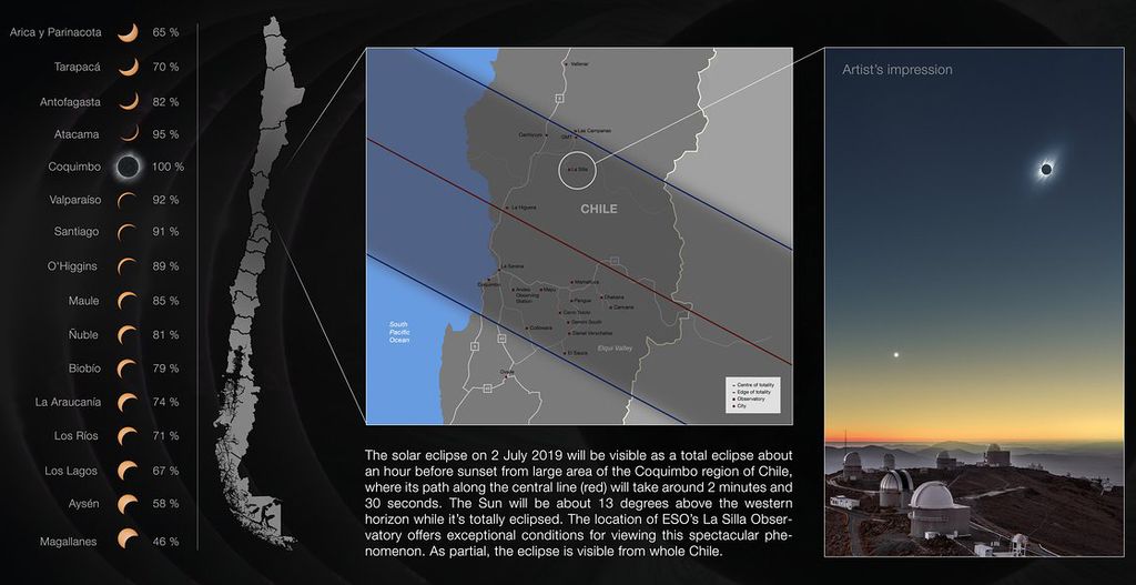 Total Solar Eclipse 2019: Path, Viewing Maps and Photo Guide | Space
