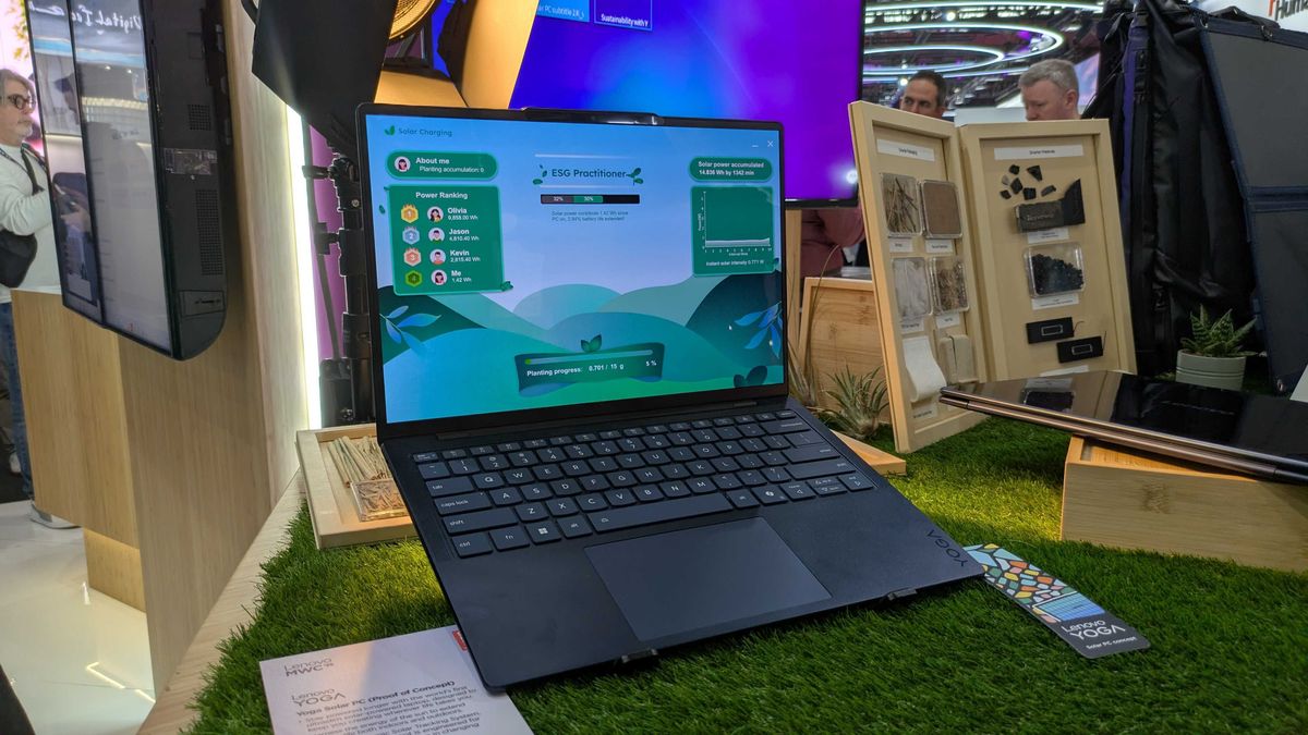 Lenovo’s solar-powered laptop could be a game changer for battery ...