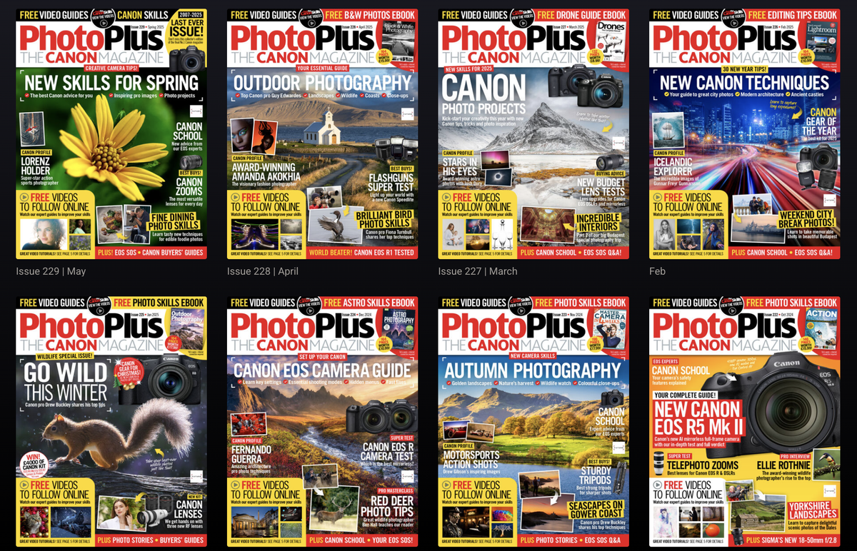 The last-ever PhotoPlus: The Canon Magazine - Spring issue 229 on sale ...