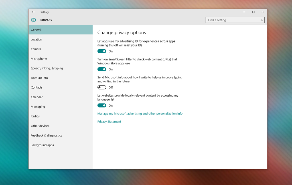 All you need to know about privacy and settings in Windows 10 and ...