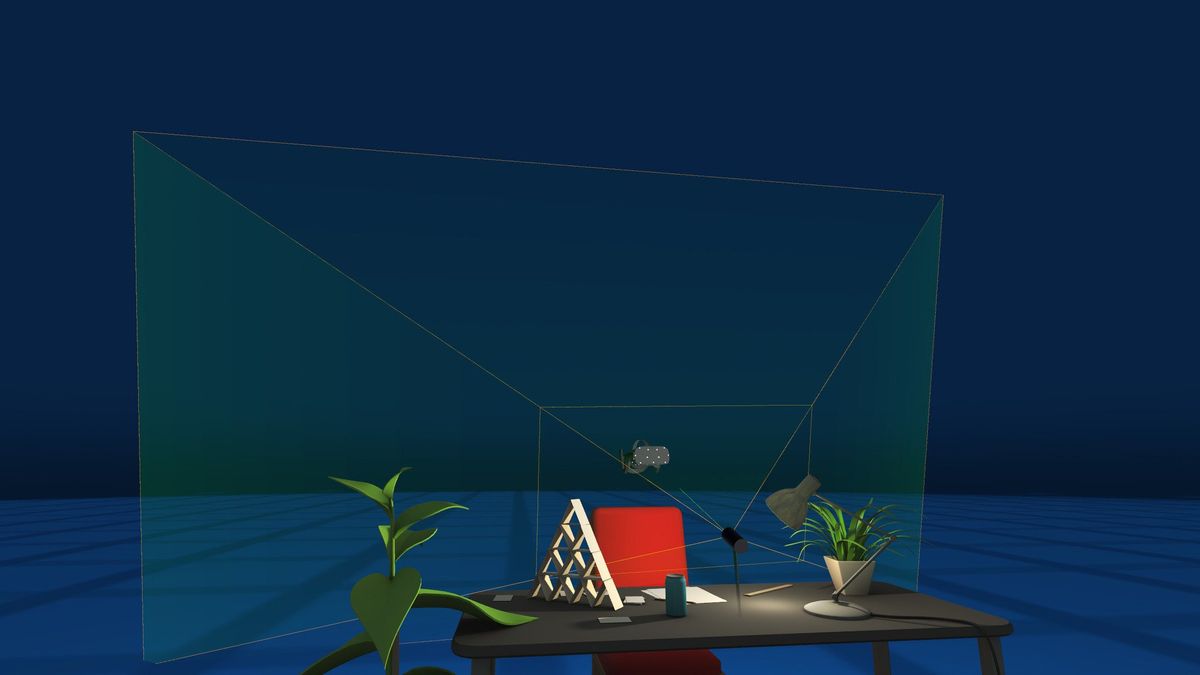 How to check the Oculus sensor view and boundary with Desk Scene ...