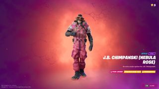 Fortnite recruits Space Chimp J.B. Chimpanski for Chapter 2, Season 8 ...