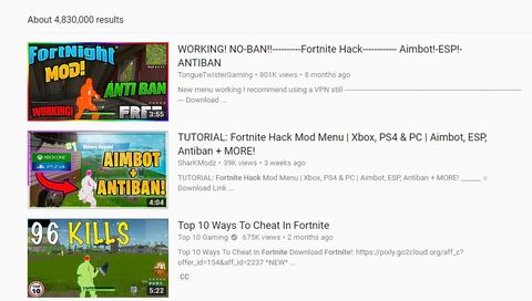 Cheating Fortnite players are flooding the internet with malware ...