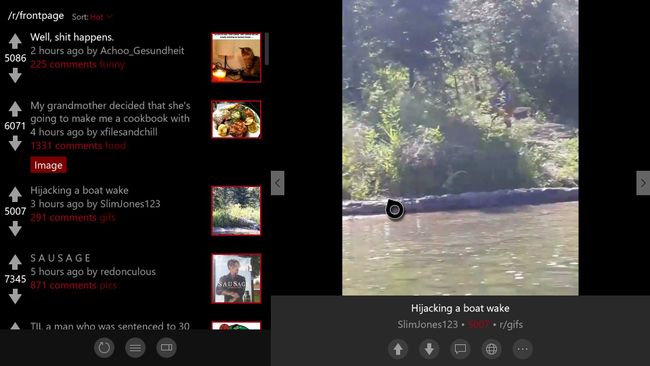 Hands on with Baconit for Xbox One, one of Windows 10's best Reddit ...