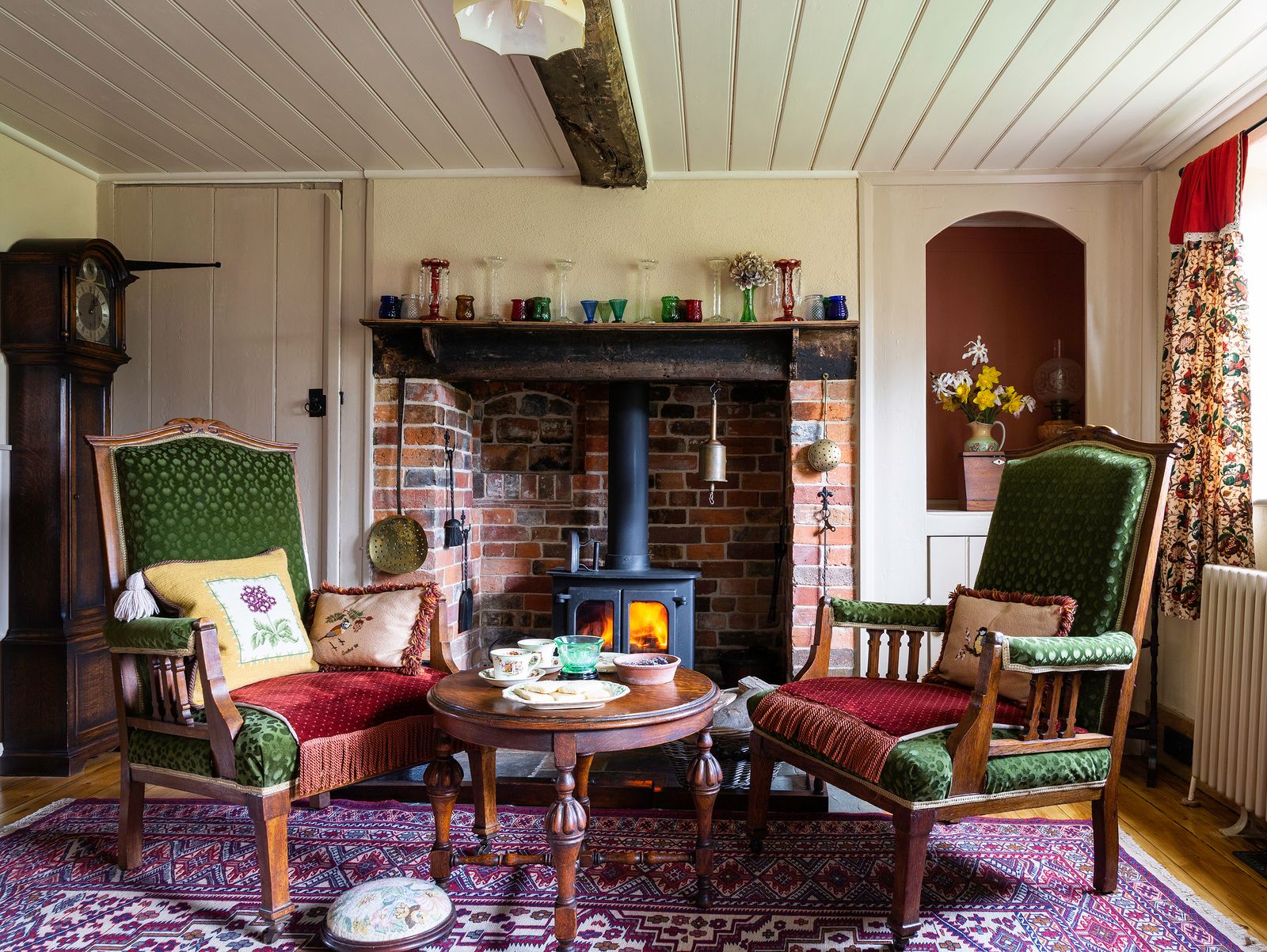 Real home: explore a quirky thatched cottage brimming with vintage ...