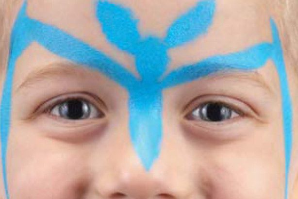 Bat face paint | GoodtoKnow