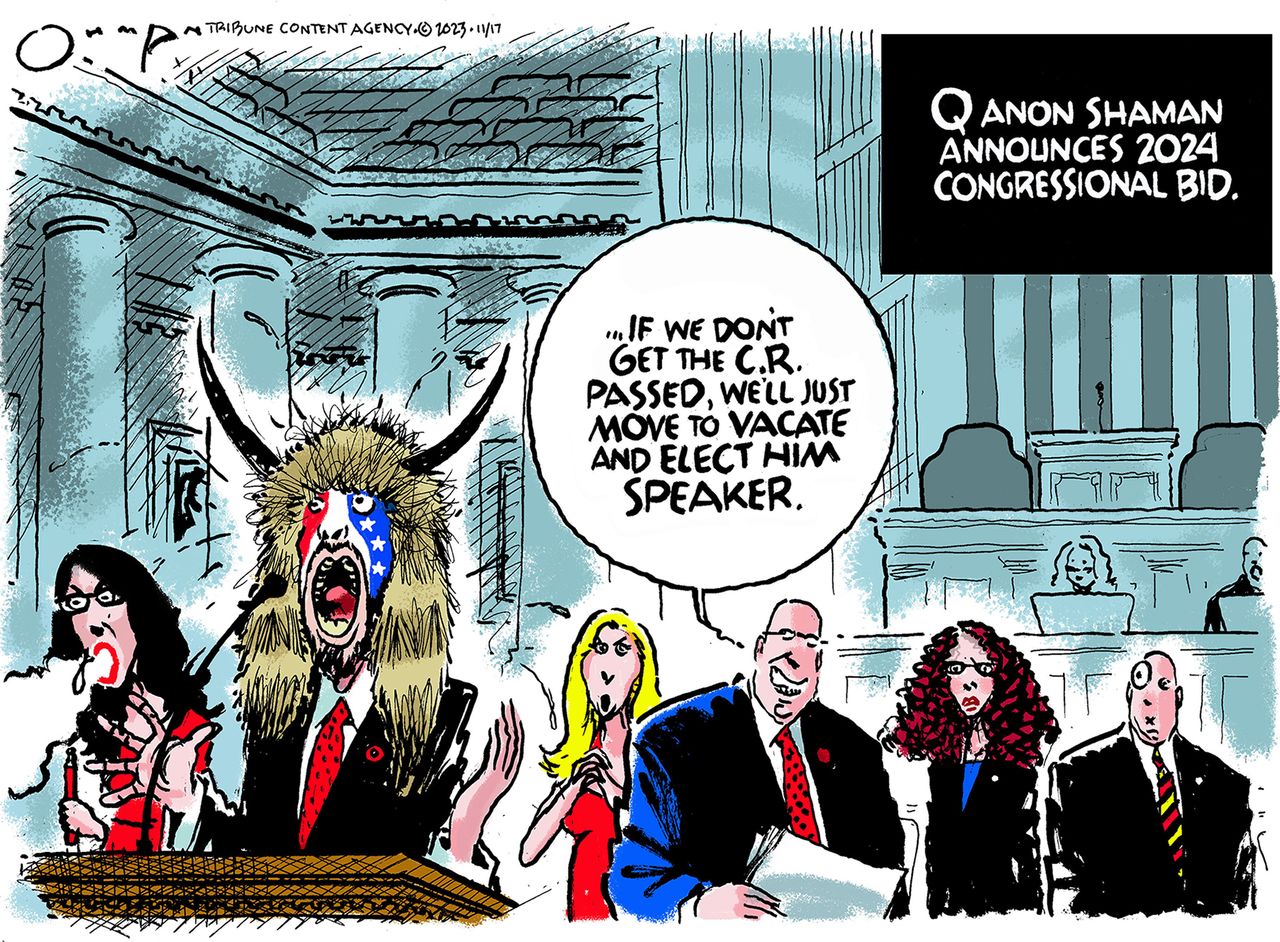 Today's political cartoons - November 19, 2023 | The Week