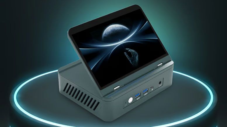 NUC-like Ryzen mini PC features a 4K flip-up touchscreen — Ryzen 9 ...