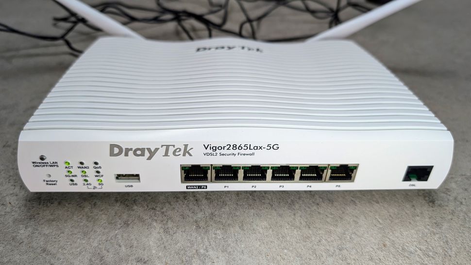 DrayTek Vigor2865Lax-5G 5G NR AX3000 Wi-Fi 6 router review | TechRadar