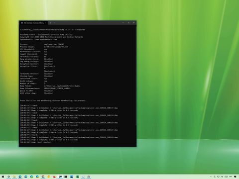 How to use ProcDump to create crash dump files on Windows 10 | Windows ...