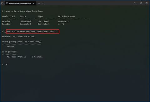 How to manage wireless networks with Command Prompt on Windows 10 ...