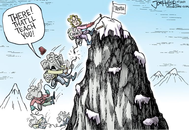 7 scathingly funny cartoons about Liz Cheney's ouster | The Week