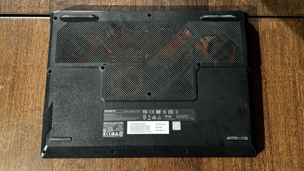 Gigabyte G6X gaming laptop review: Competent performance, but no ...