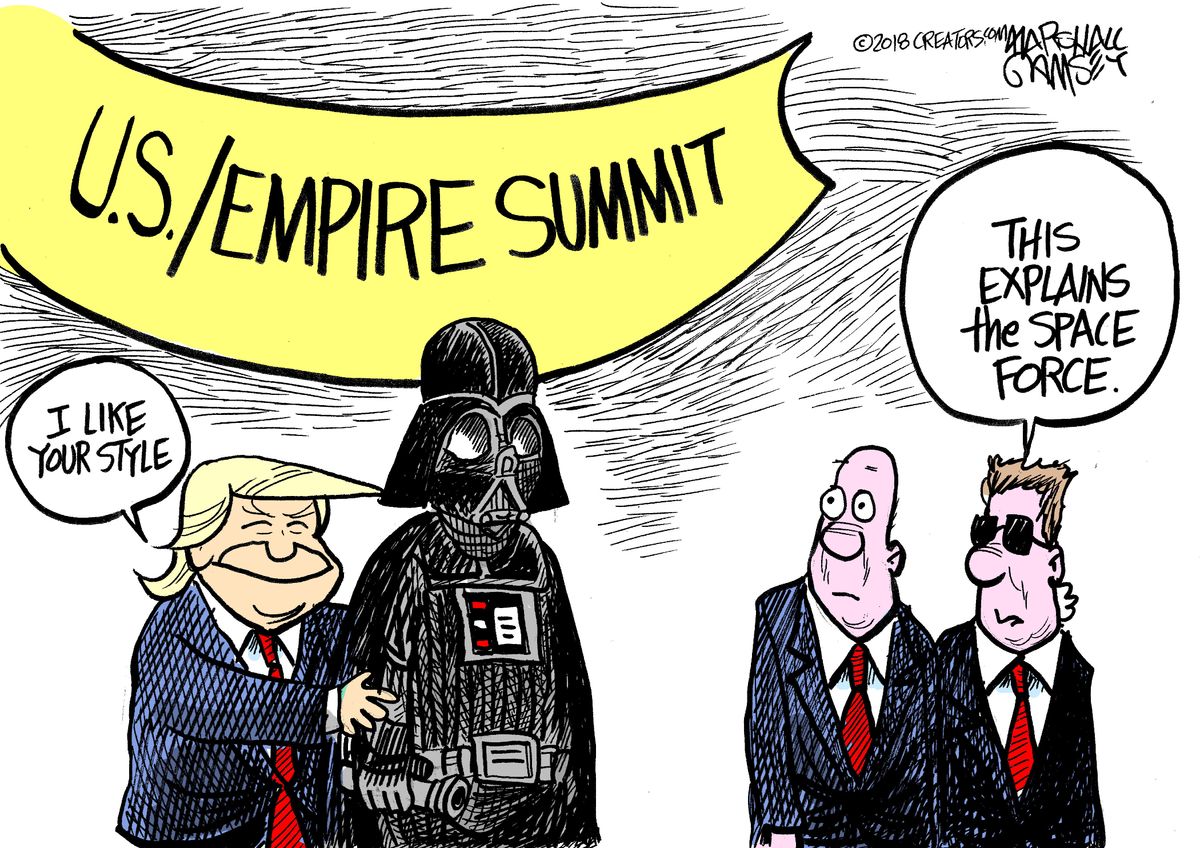 Trump Darth Vader Space Force Star Wars | The Week