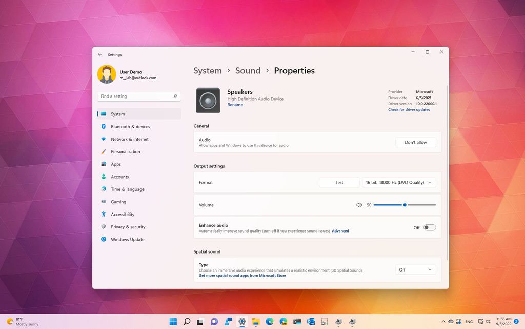 How to fix output audio problems on Windows 11 | Windows Central